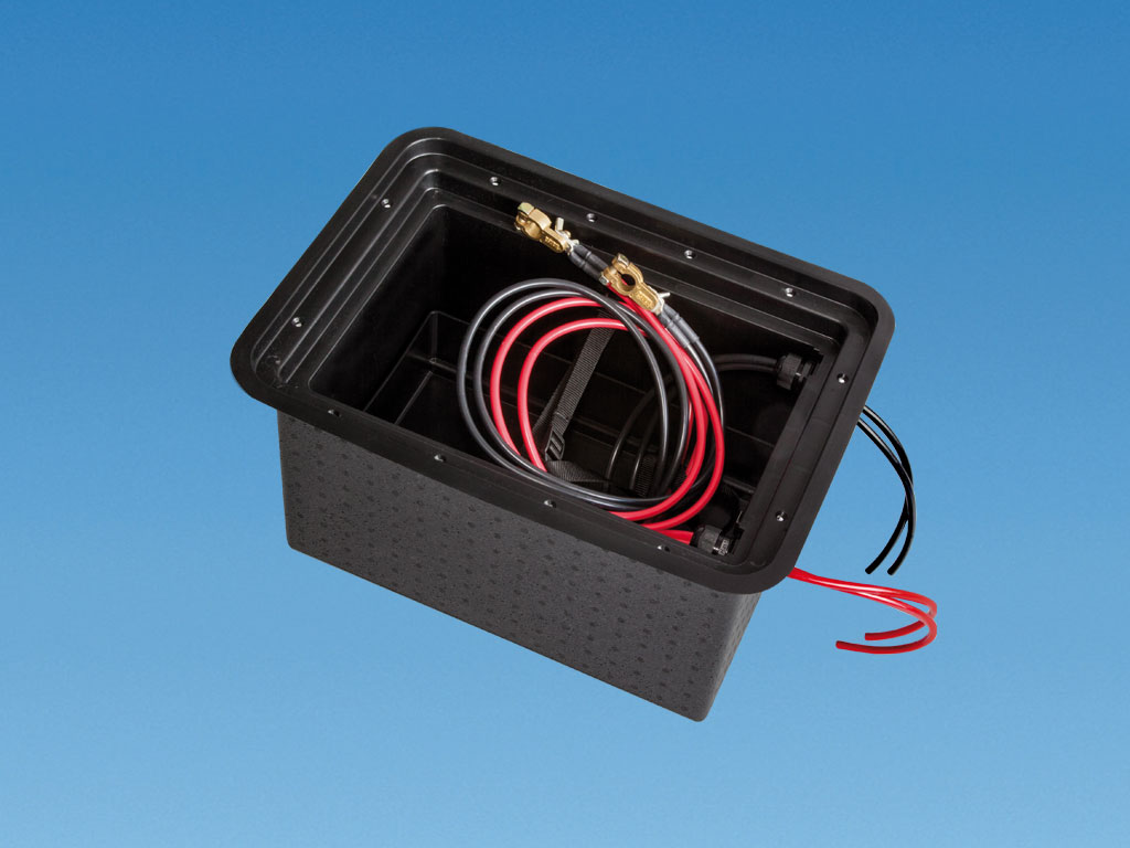 PLS PO553 - Black Underfloor Battery Box - John Coopers