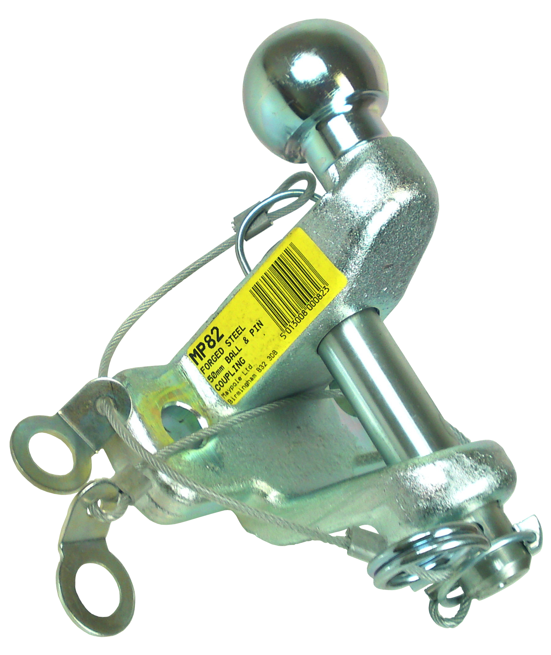 Maypole 50mm Ball/Pin Coupling D20 S350 (Silver) - MP082 - John Coopers