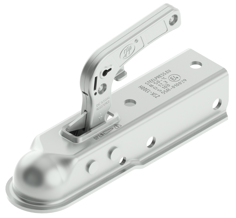 50mm Pressed Steel Coupling 50mm Drawbar 1300kg - Maypole MP1923 - John ...