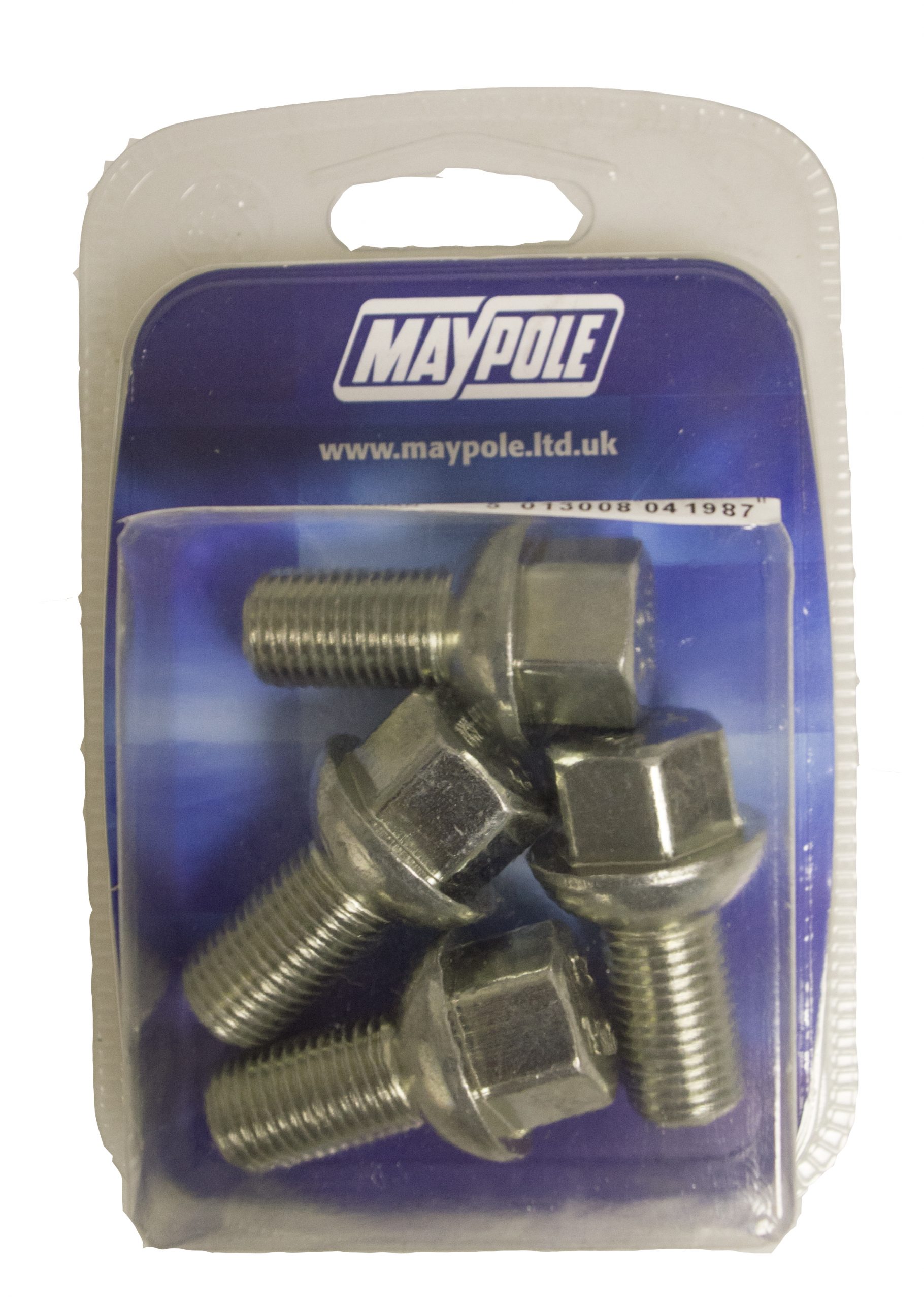 M14x1.5 Spherical Wheel Bolts 23mm Thread Set Of 4 Dp - Maypole MP4198 ...
