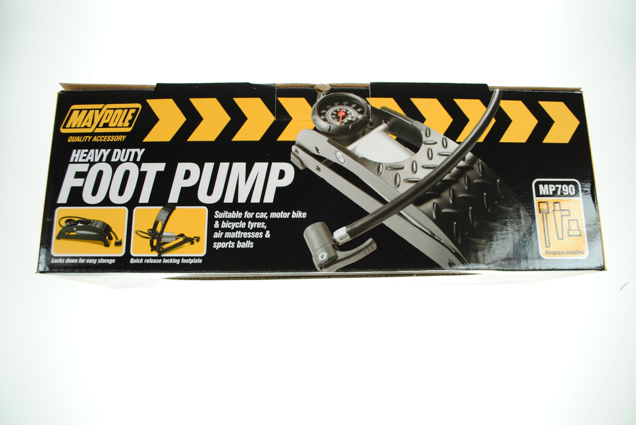 Maypole Footpump - Single Heavy Duty - MP790 - John Coopers