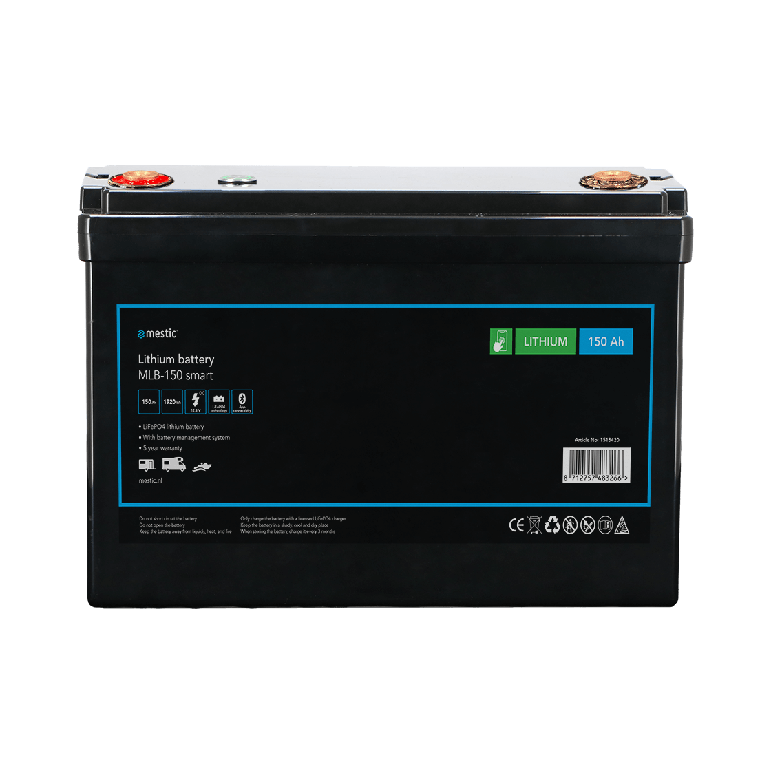 Mestic Lithium battery MLB-150 smart - John Coopers